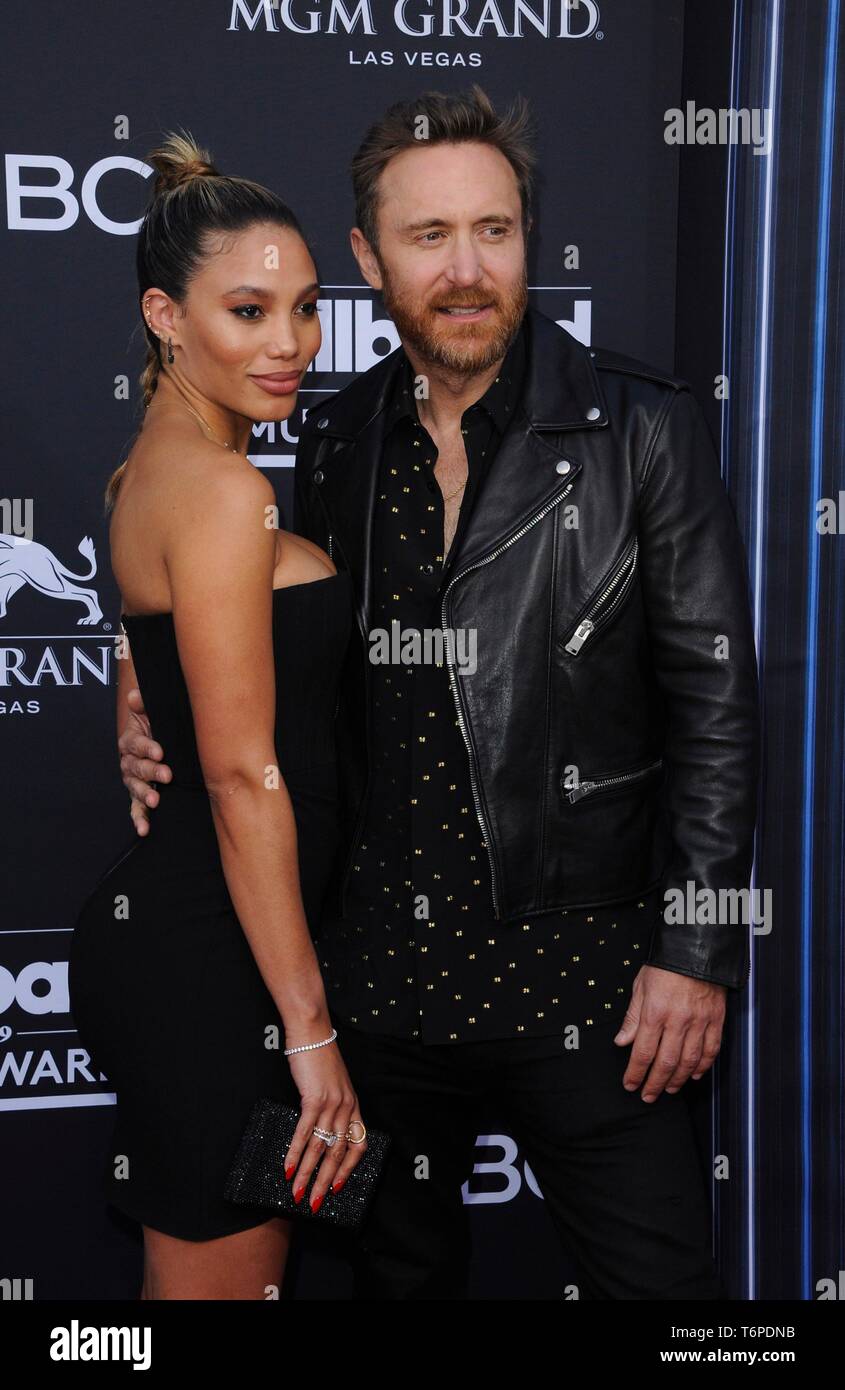 Las Vegas, NV, USA. 1st May, 2019. David Guetta, Jessica Ledon at ...