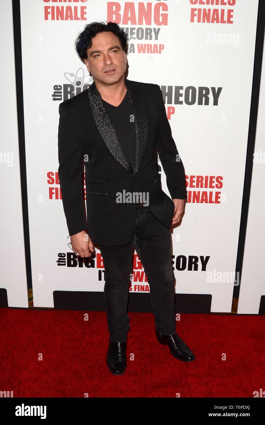 Johnny Galecki at arrivals for THE BIG BANG THEORY Series Finale ...