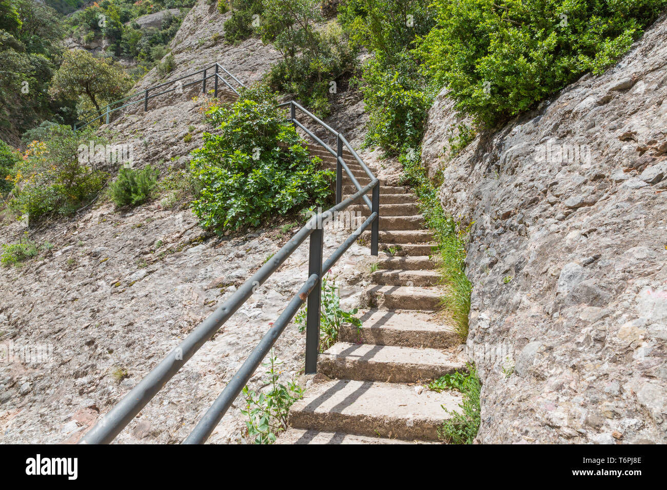The staircase of montserrat hi-res stock photography and images - Alamy