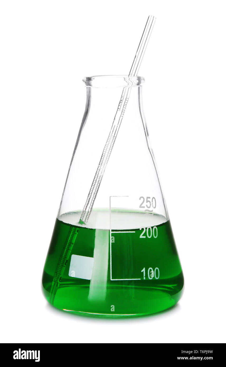 Laboratory flask pipette on Cut Out Stock Images & Pictures - Alamy