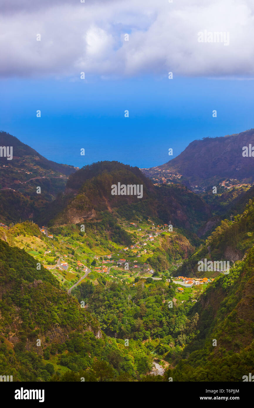 Balcoes levada viewpoint - Madeira Portugal Stock Photo - Alamy
