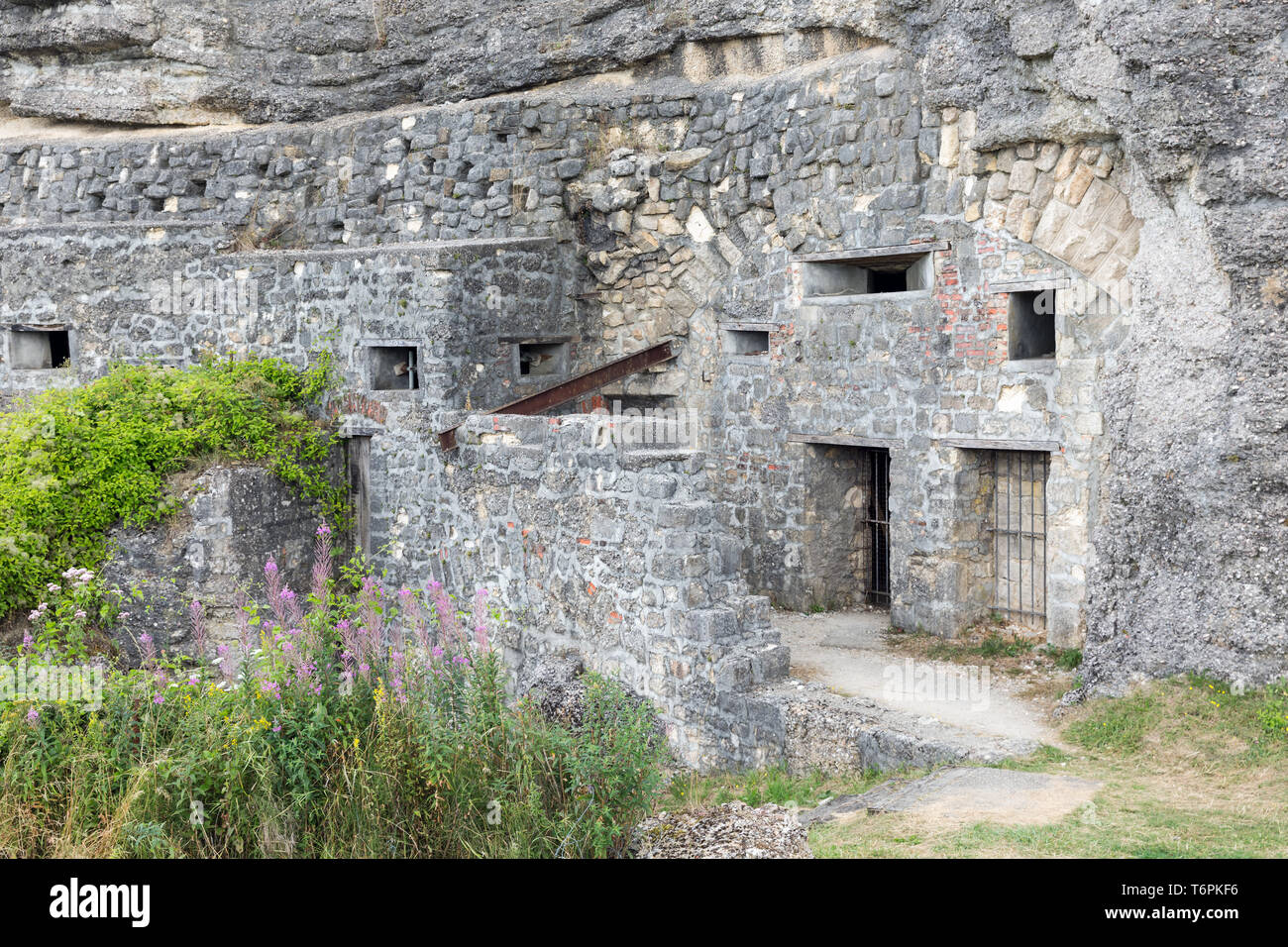 Military fortress Douaumont near Verdun, battlefield in WW1 Stock Photo ...