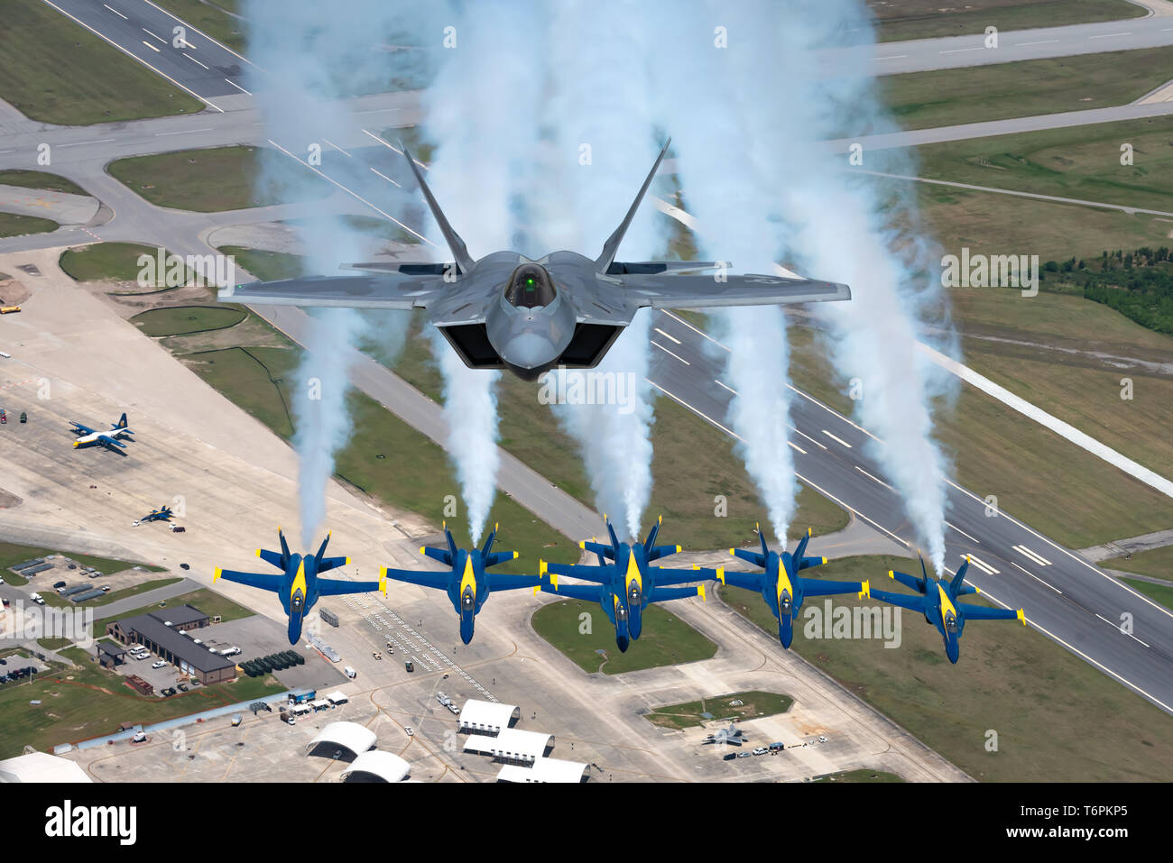 U.S. Air Force Maj. Paul 'Loco' Lopez, F-22 Demo Team commander/pilot ...