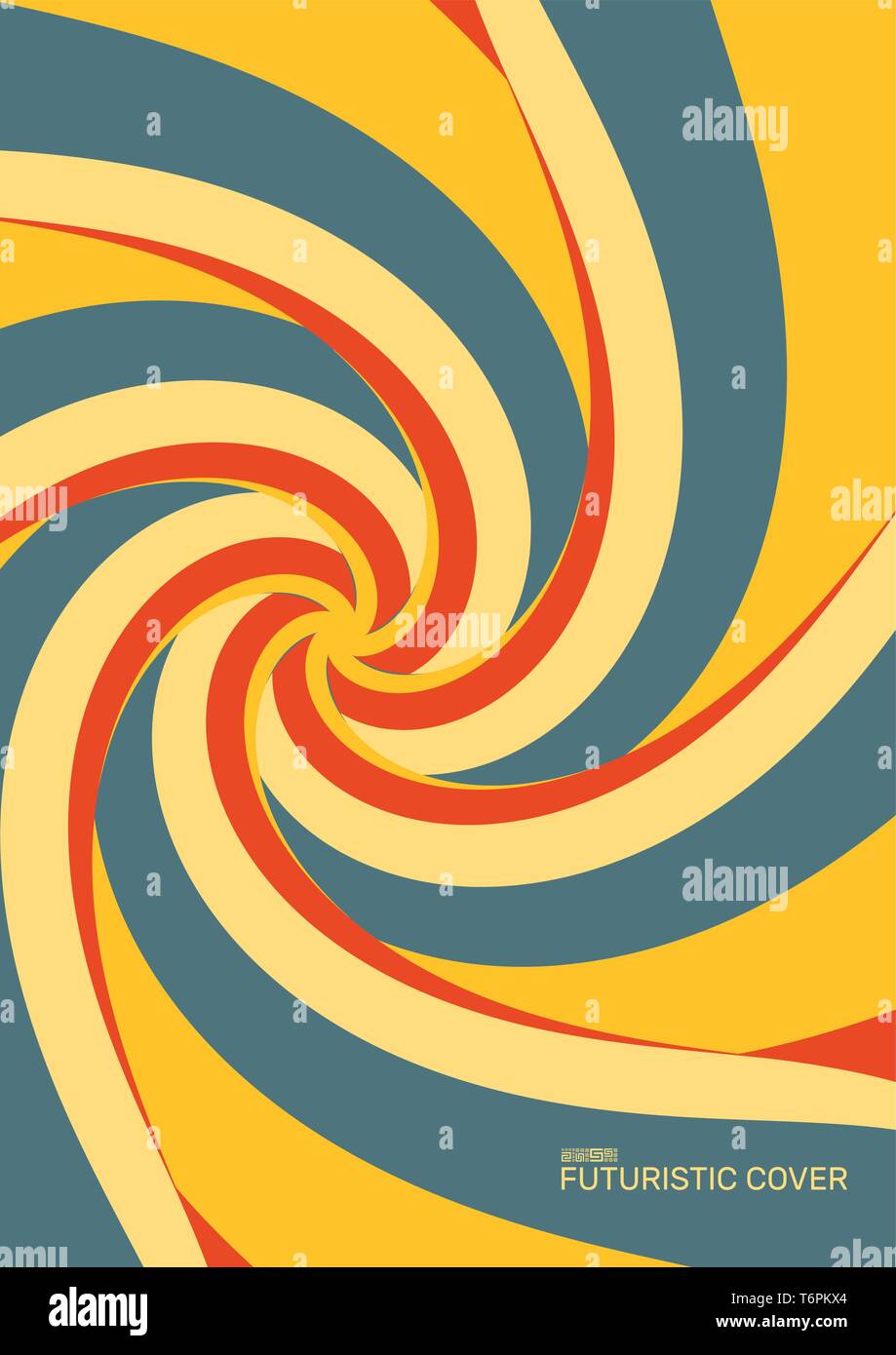 Abstract swirl background. Cover design template. Vector illustration ...