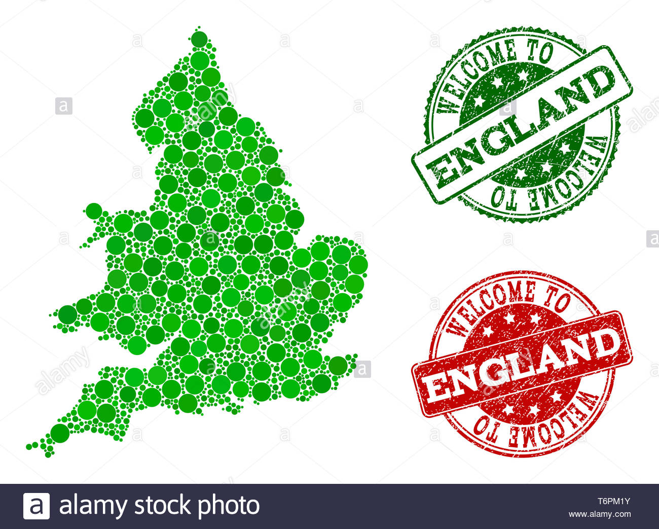 Map Of England Cut Out Stock Images & Pictures - Alamy