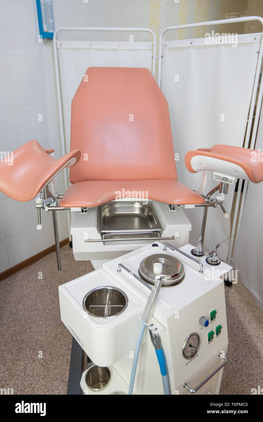 Gynecological cabinet in modern clinic Stock Photo - Alamy
