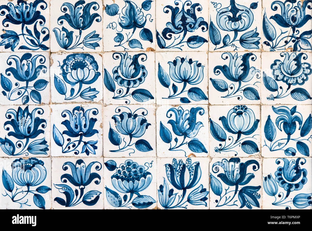 Vintage azulejos, traditional Portuguese tiles Stock Photo - Alamy