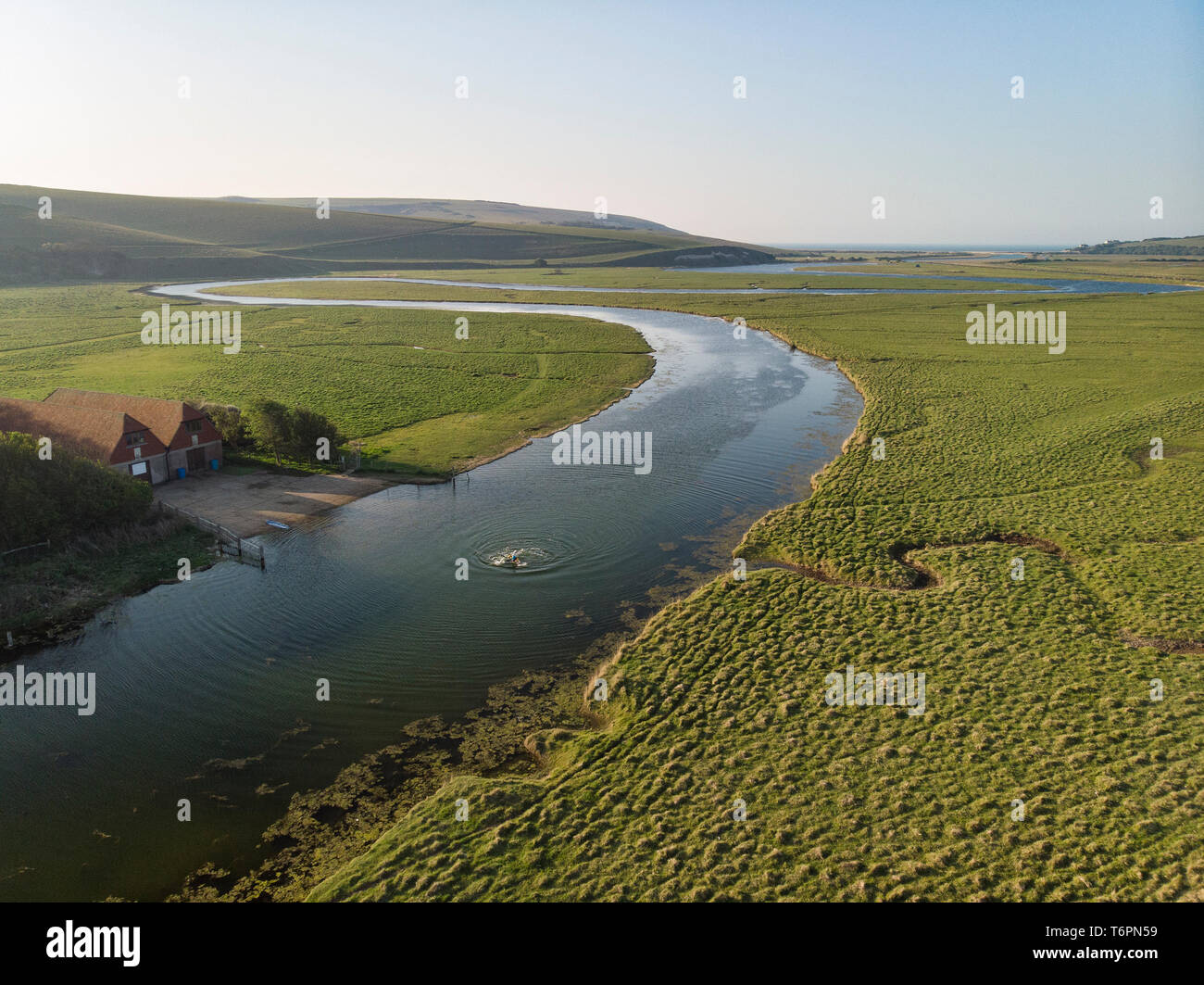 River cuckmere aerial hi-res stock photography and images - Alamy