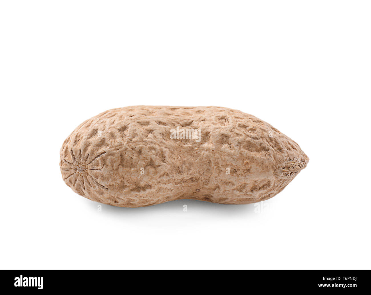 Peanut in shell on white background Stock Photo - Alamy