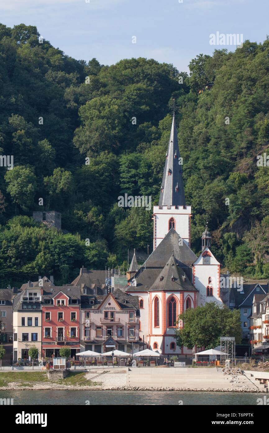 Rhine gorge church hi-res stock photography and images - Alamy