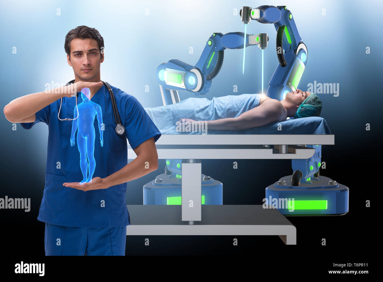 Telehealth concept with doctor doing remote check-up Stock Photo - Alamy