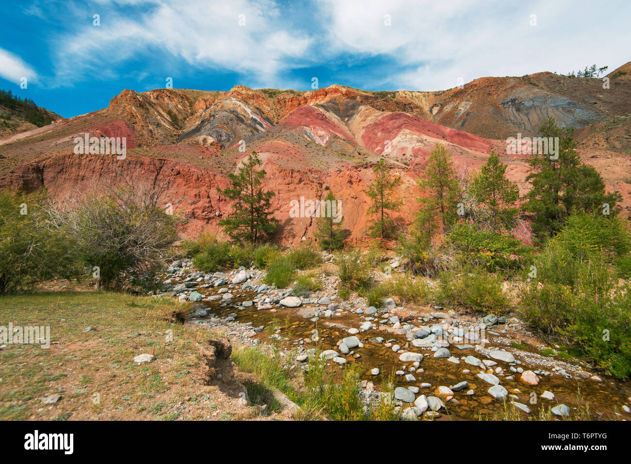 Valley of Mars landscapes Stock Photo - Alamy
