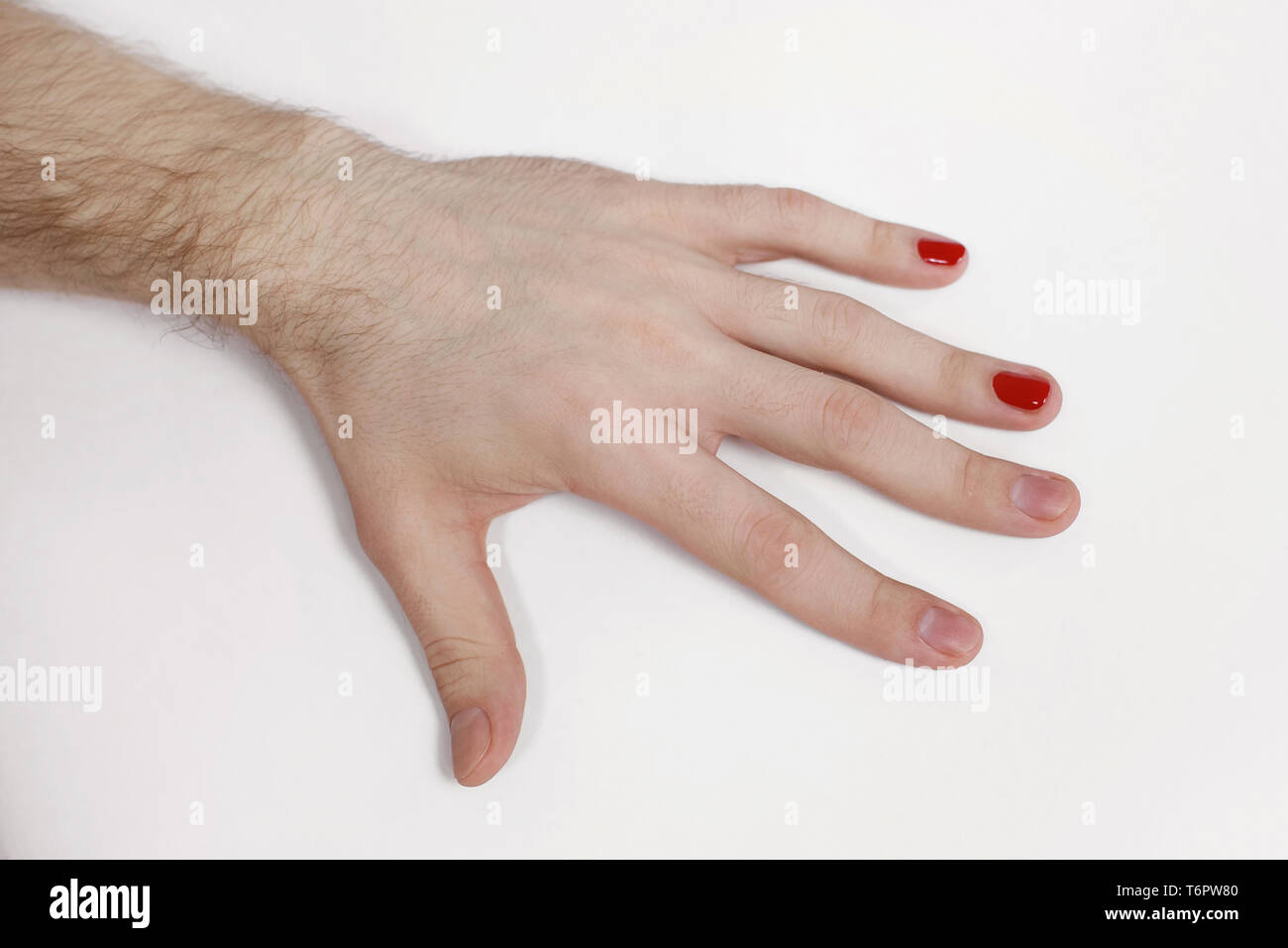 Male manicure hi-res stock photography and images - Alamy