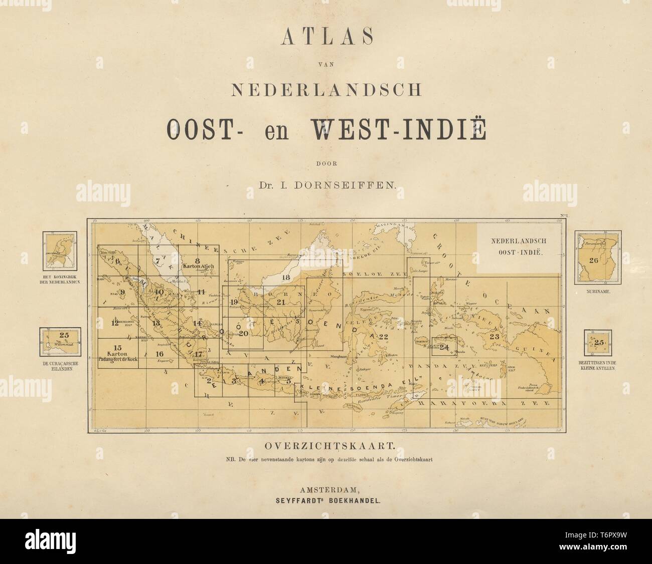 Old map of east indies hi-res stock photography and images - Alamy
