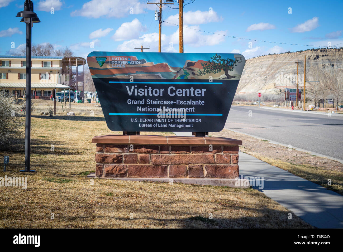 Kodachrome Basin State Park, UT, USA - March 25, 2018: A welcoming ...