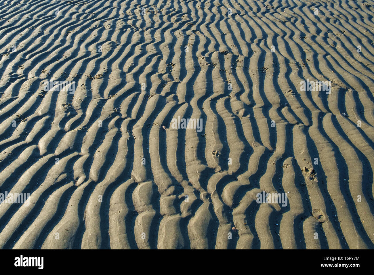 Ripples in the Sand Stock Photo - Alamy