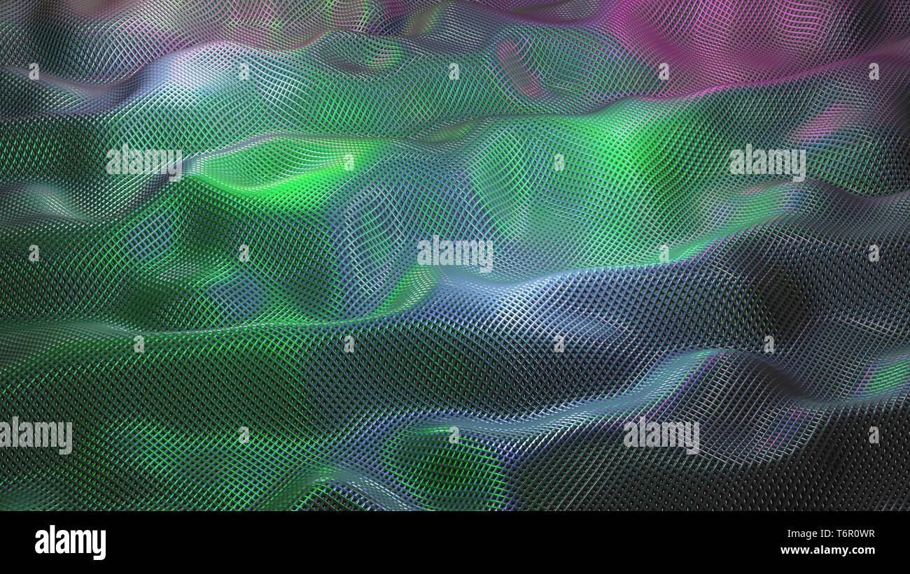 3D ILLUSTRATION OF ABSTRACT 3D MESH BACKGROUND Stock Photo - Alamy