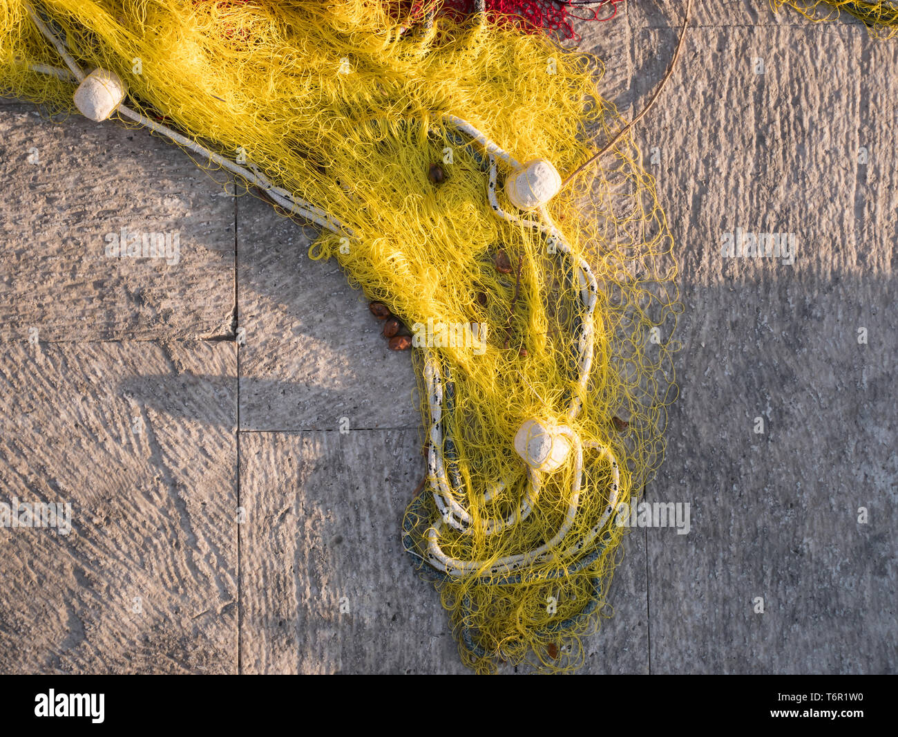 Fishing net top view hi-res stock photography and images - Alamy