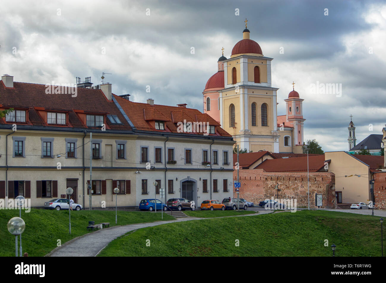 Vilnius, Lithuania - May 1, 2019 . The Bastion of City Wall ...