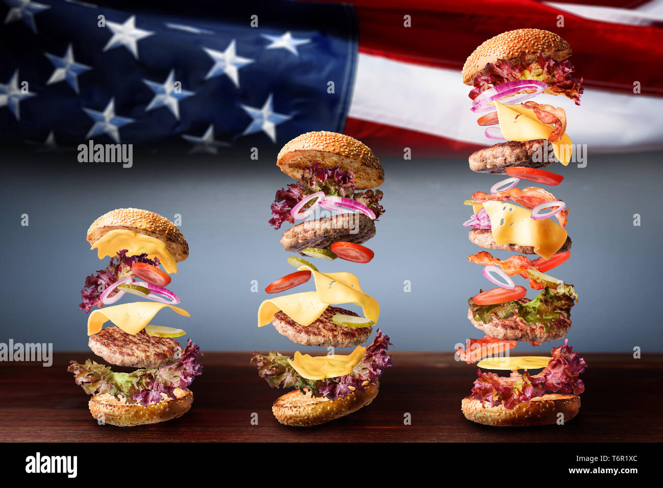 American beef flag hi-res stock photography and images - Alamy