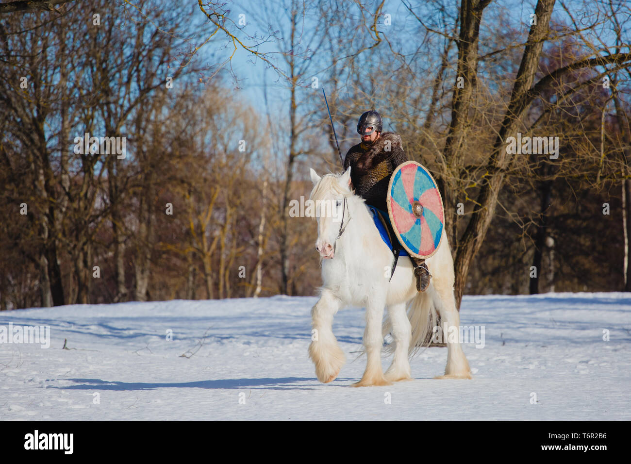 Viking warrior horse hi-res stock photography and images - Alamy