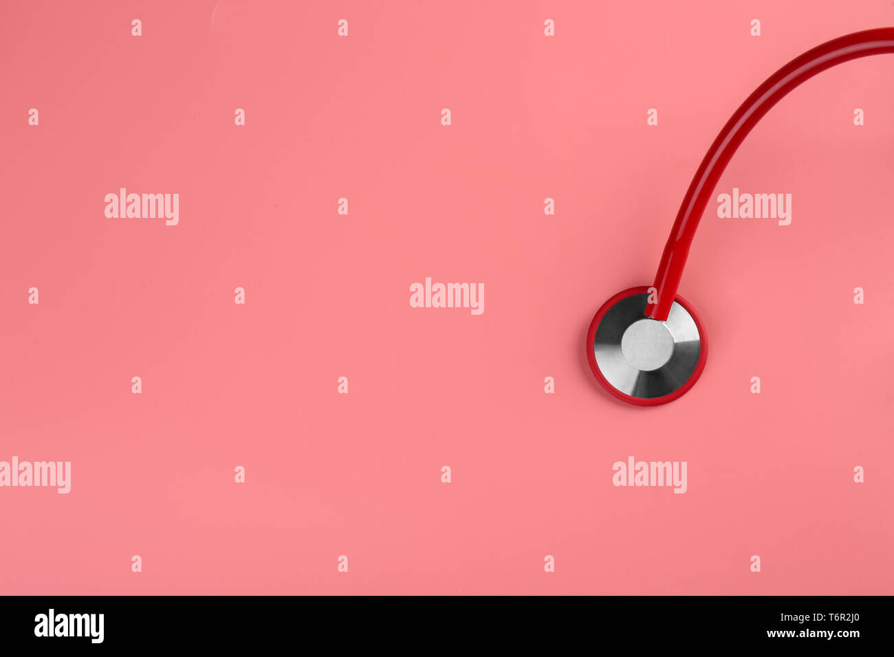 Stethoscope on color background Stock Photo - Alamy