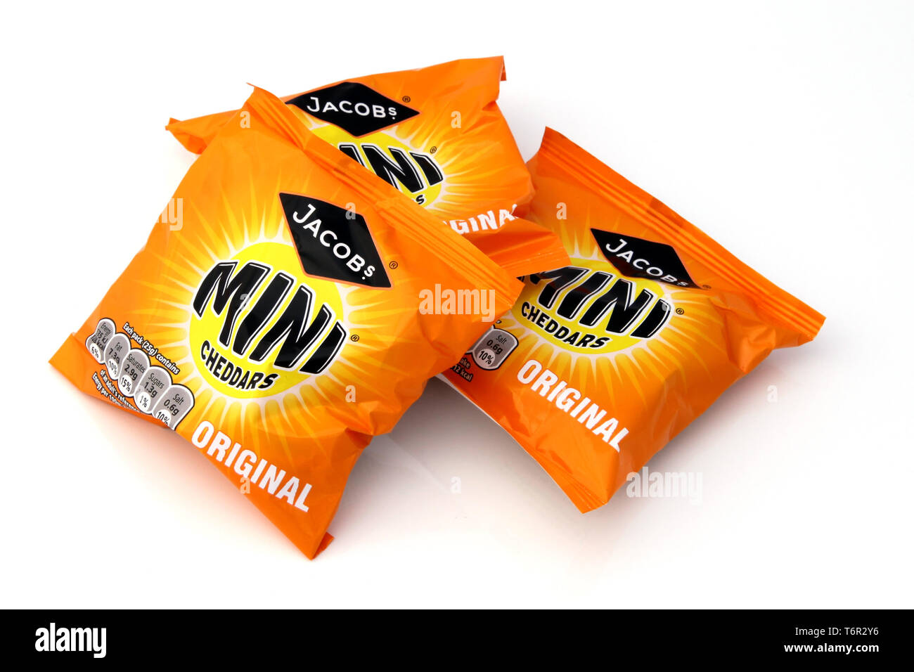 Packet of jacobs cheddars Cut Out Stock Images & Pictures - Alamy