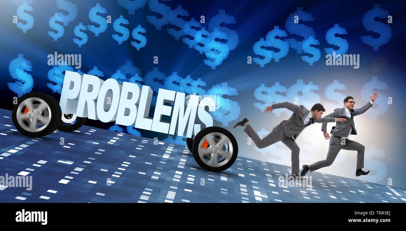 Business problem and challenge concept with businessman Stock Photo - Alamy
