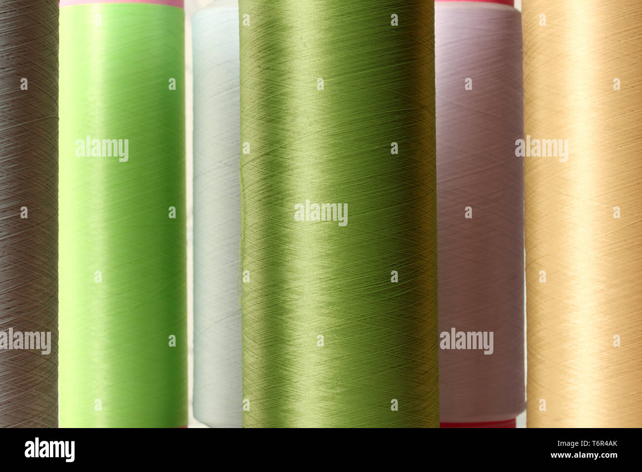Colored sewing thread Stock Photo - Alamy