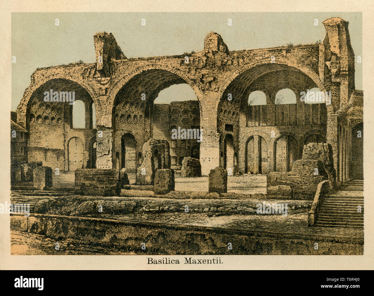 Maxentius Basilica (also called Basilica Nova, sometimes also called ...