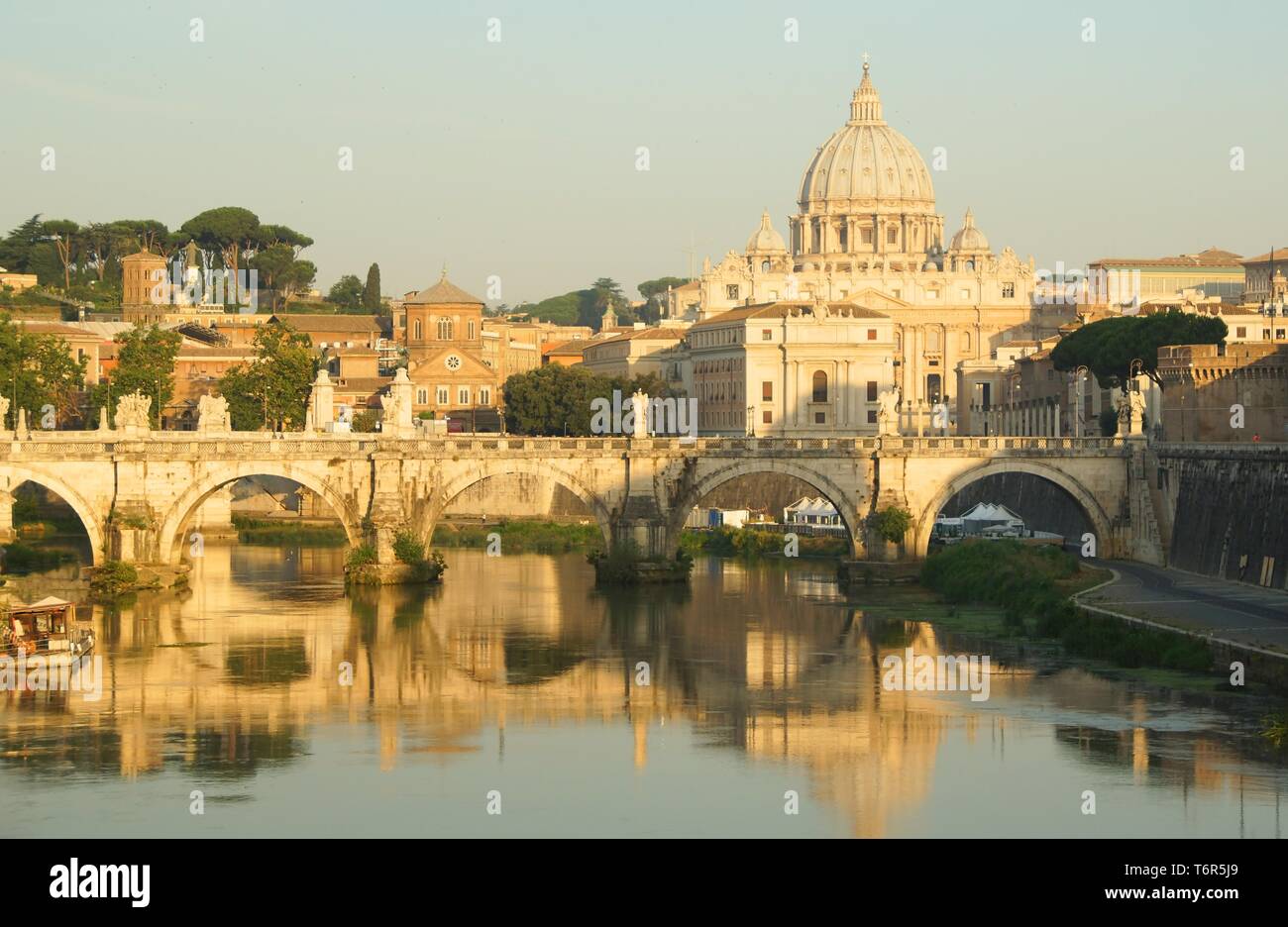 Summer morning in Rome Stock Photo - Alamy