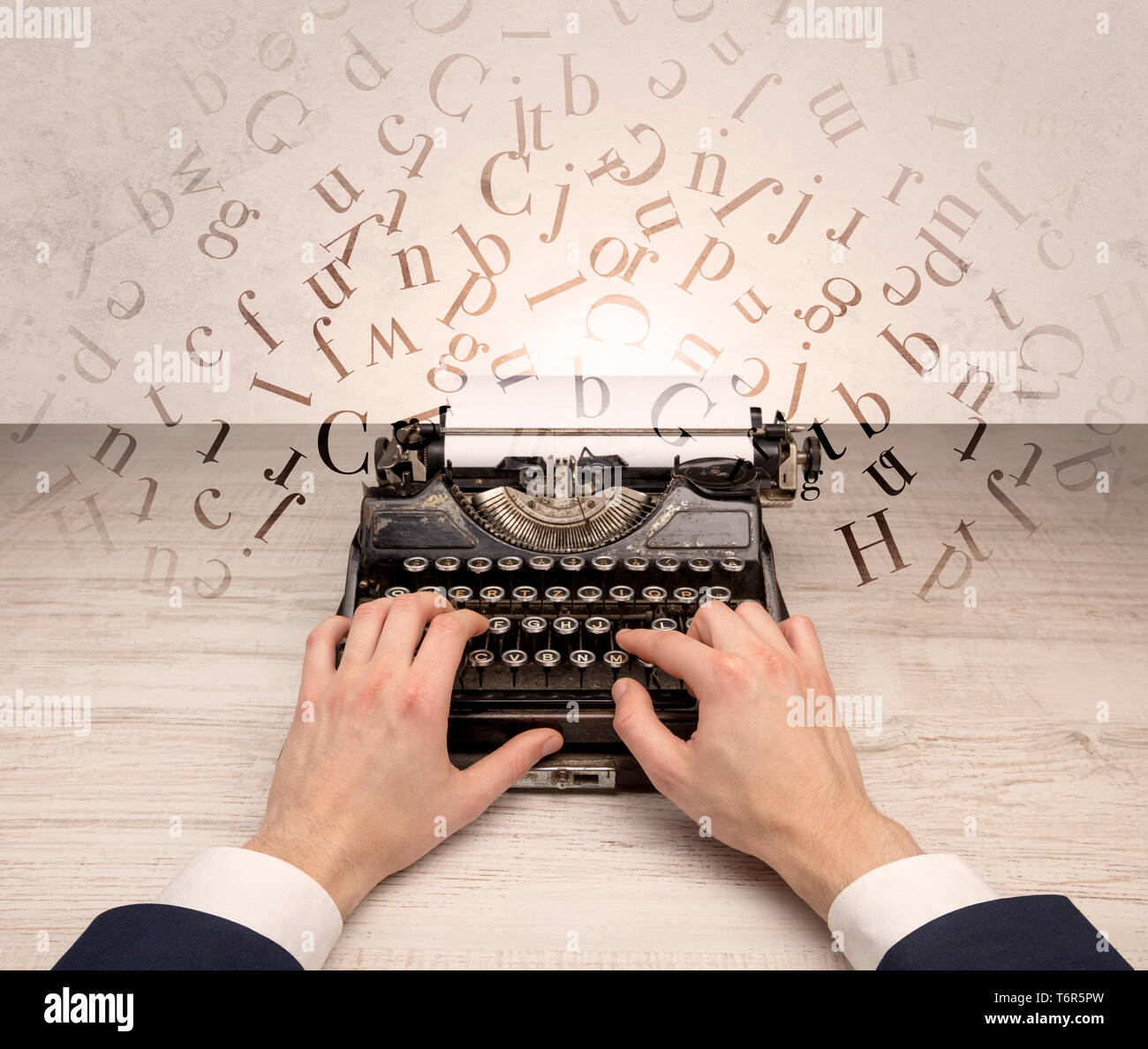 First type writing machine hi-res stock photography and images - Alamy