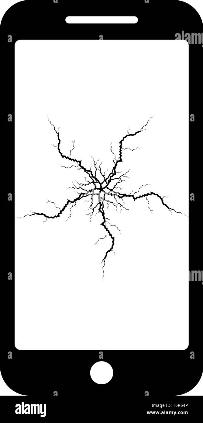 Broken touchscreen Black and White Stock Photos & Images - Alamy