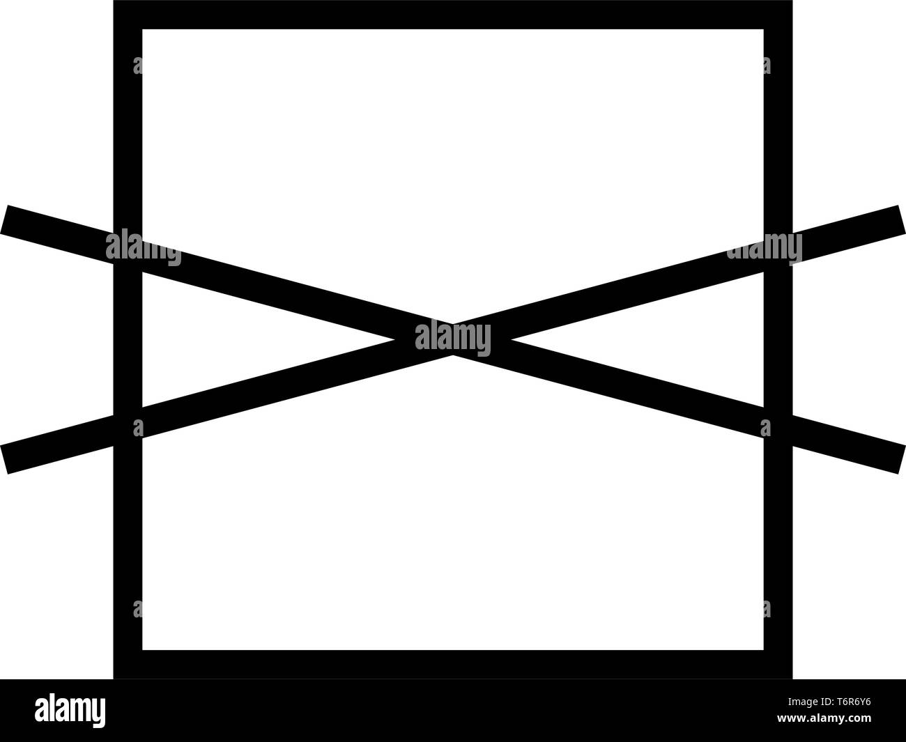 Not drying Clothes care symbols Washing concept Laundry sign icon black ...