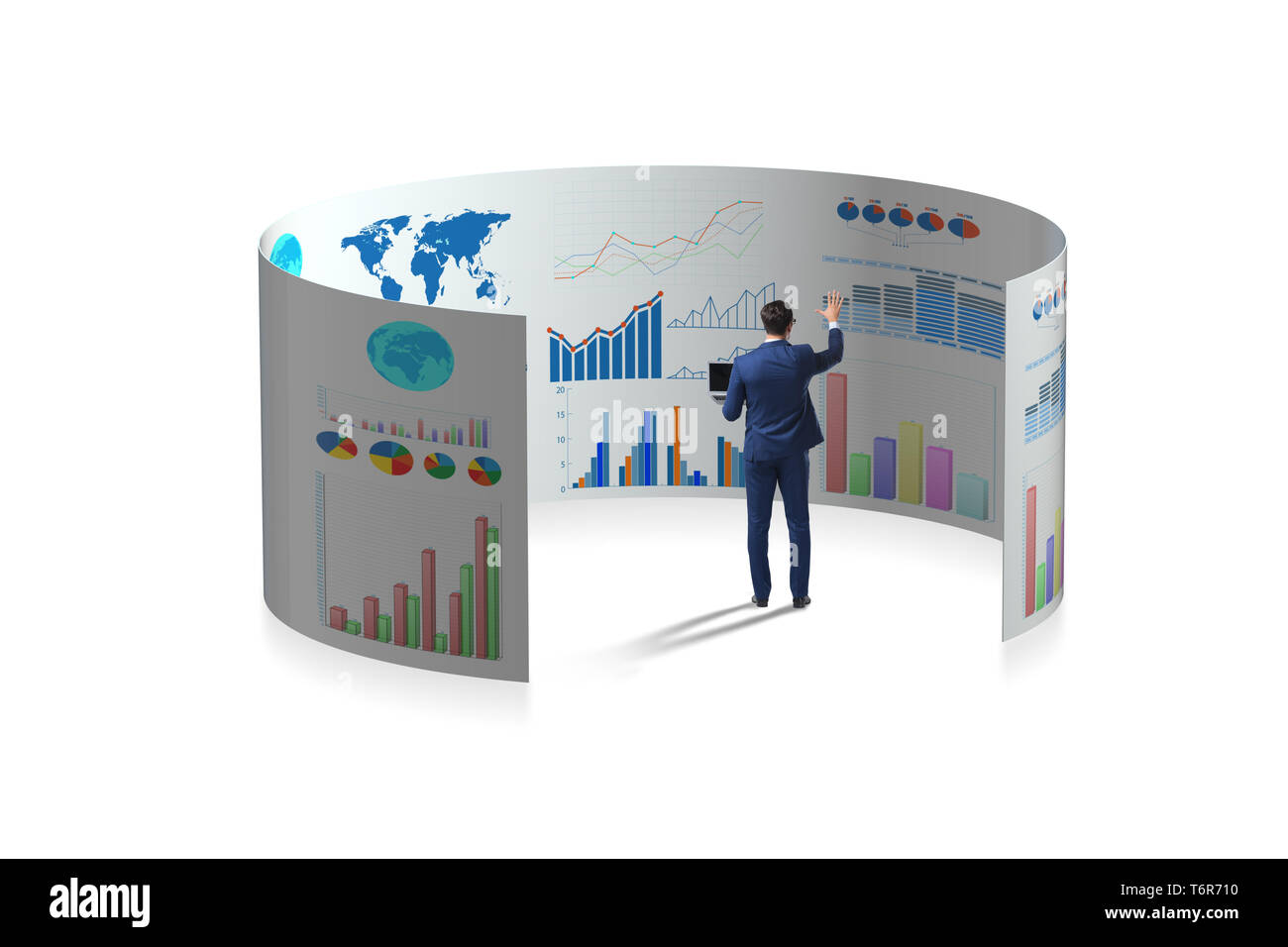 Business analytics information technology charts Cut Out Stock Images ...
