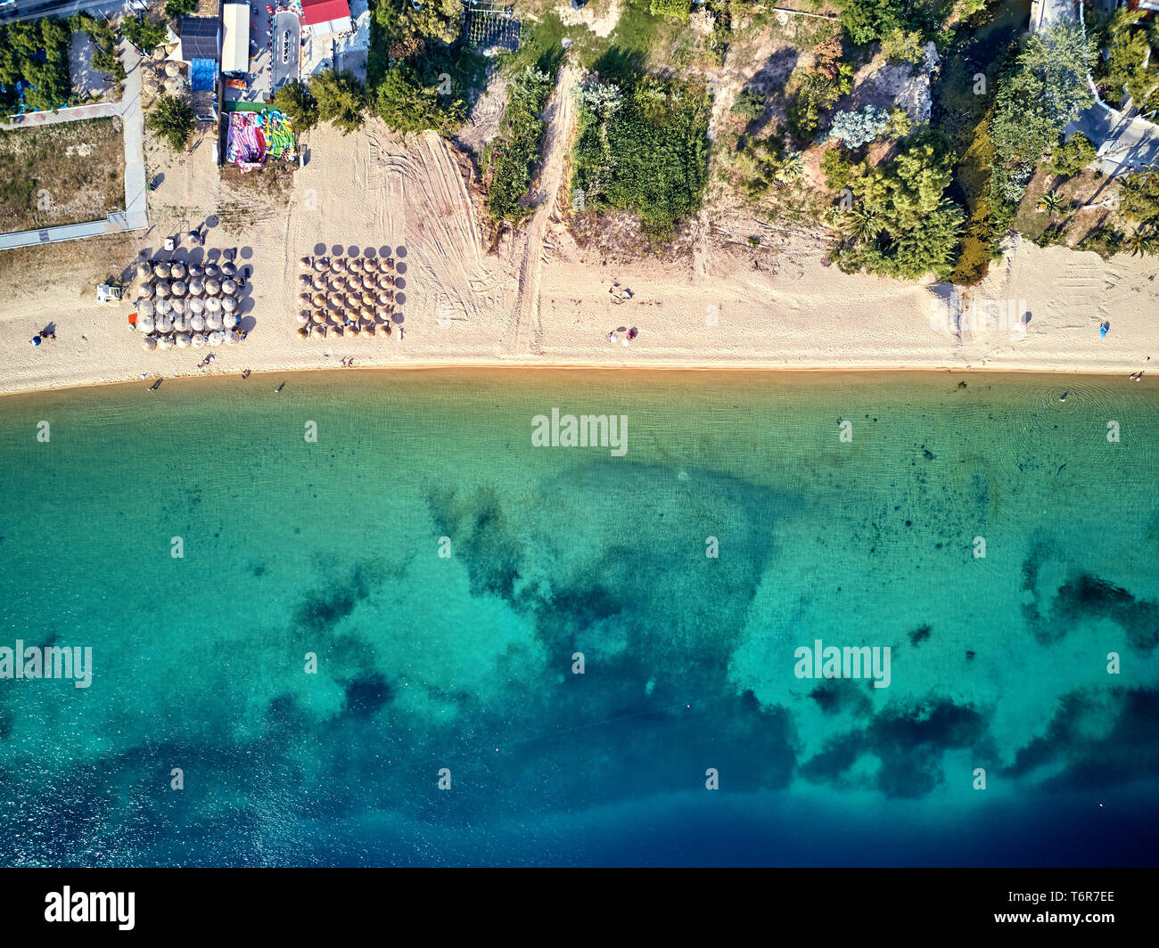 Beautiful beach top aerial hi-res stock photography and images - Alamy