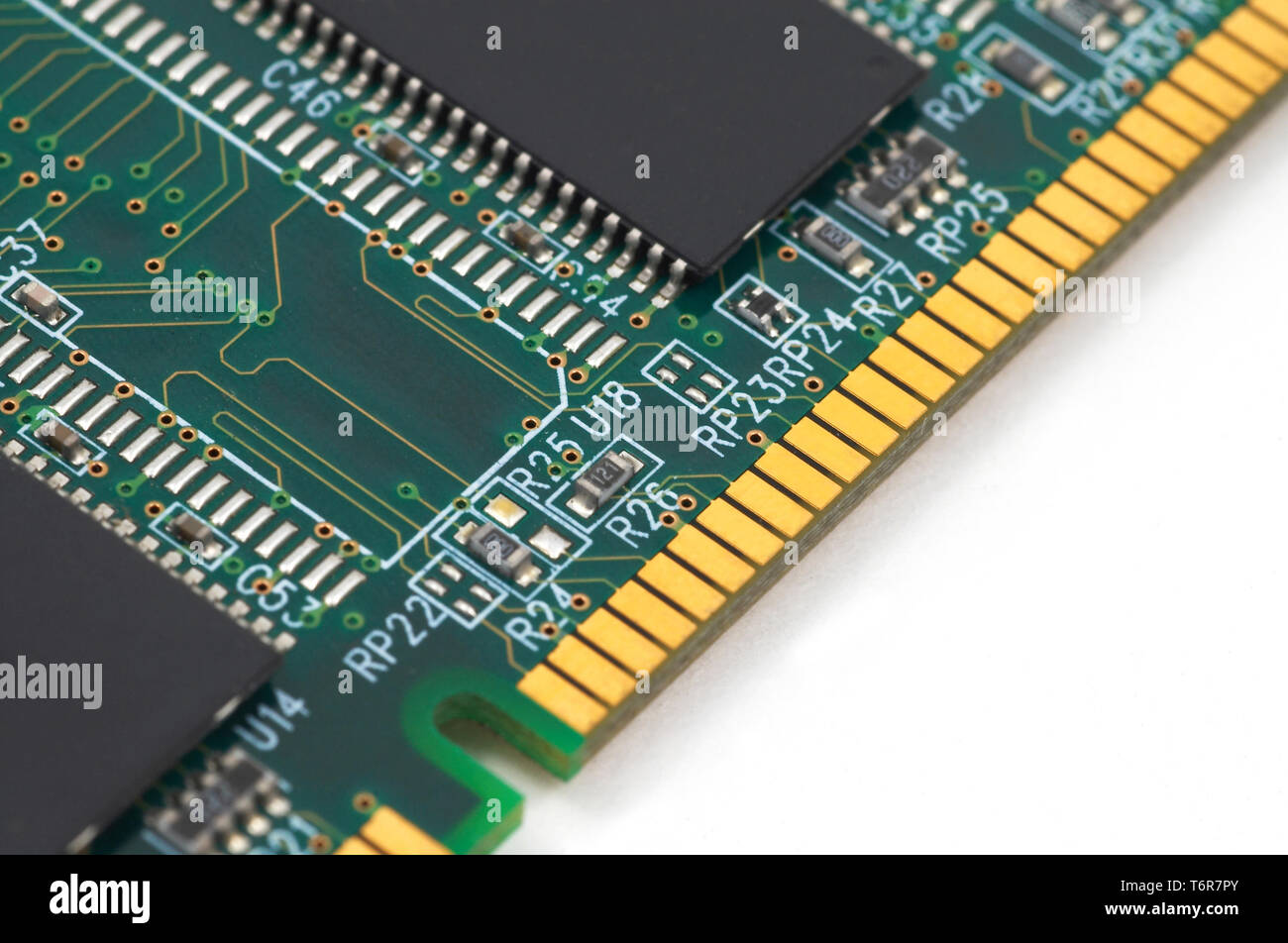computer ram close up with shallow dof Stock Photo - Alamy