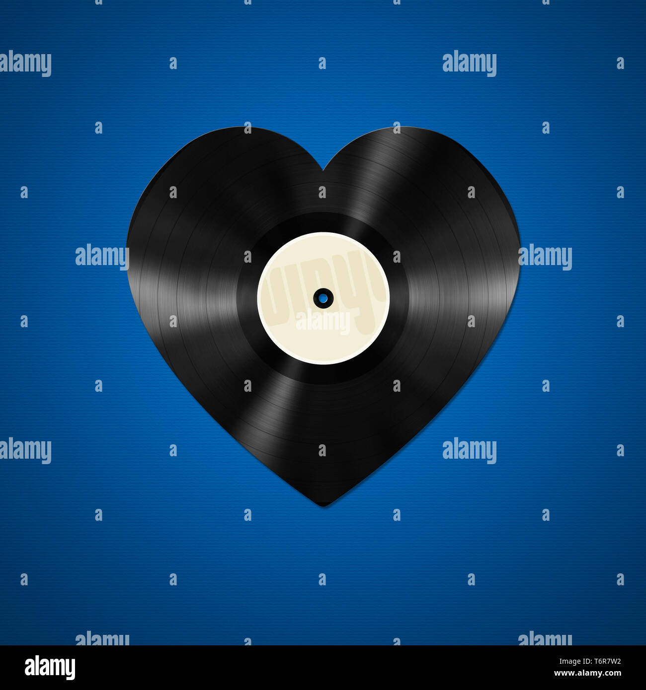 vinyl heart shape Stock Photo - Alamy