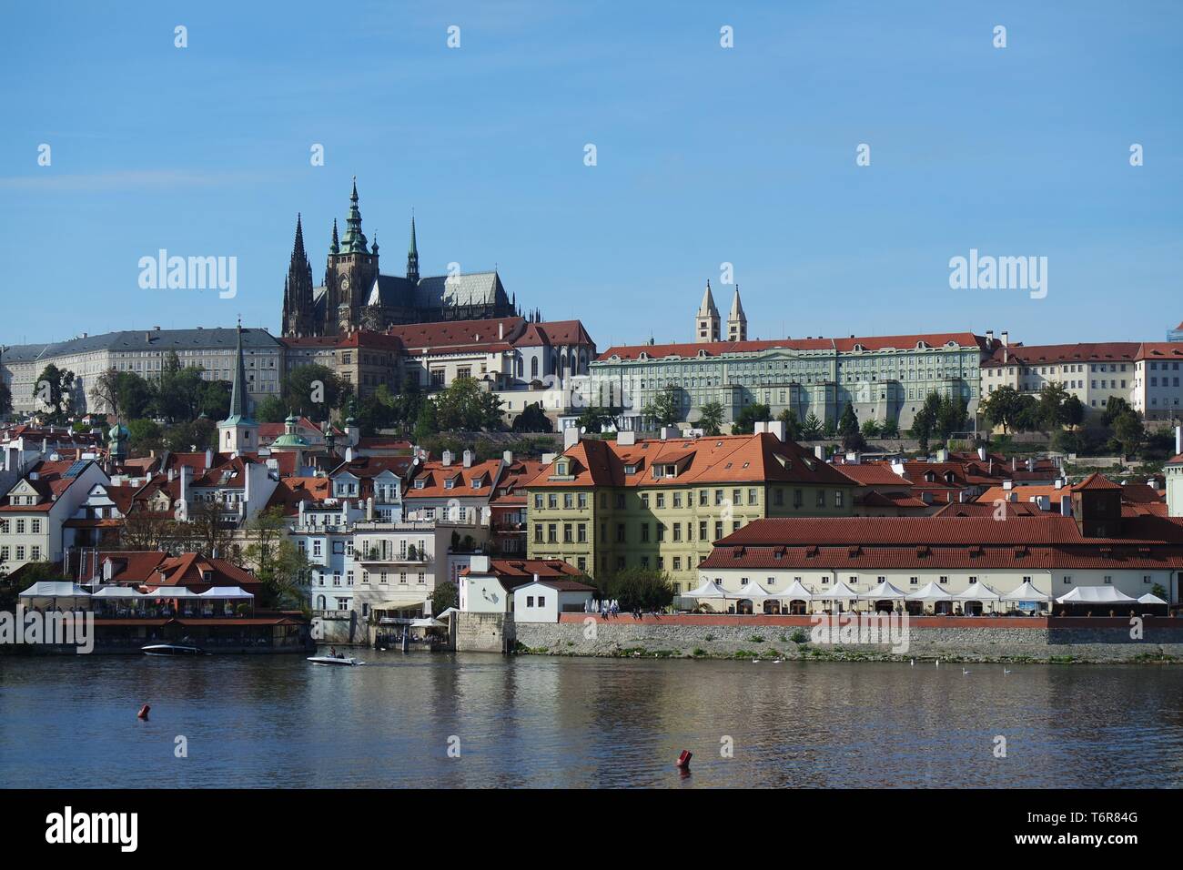 Prague, on the Vltava Stock Photo - Alamy