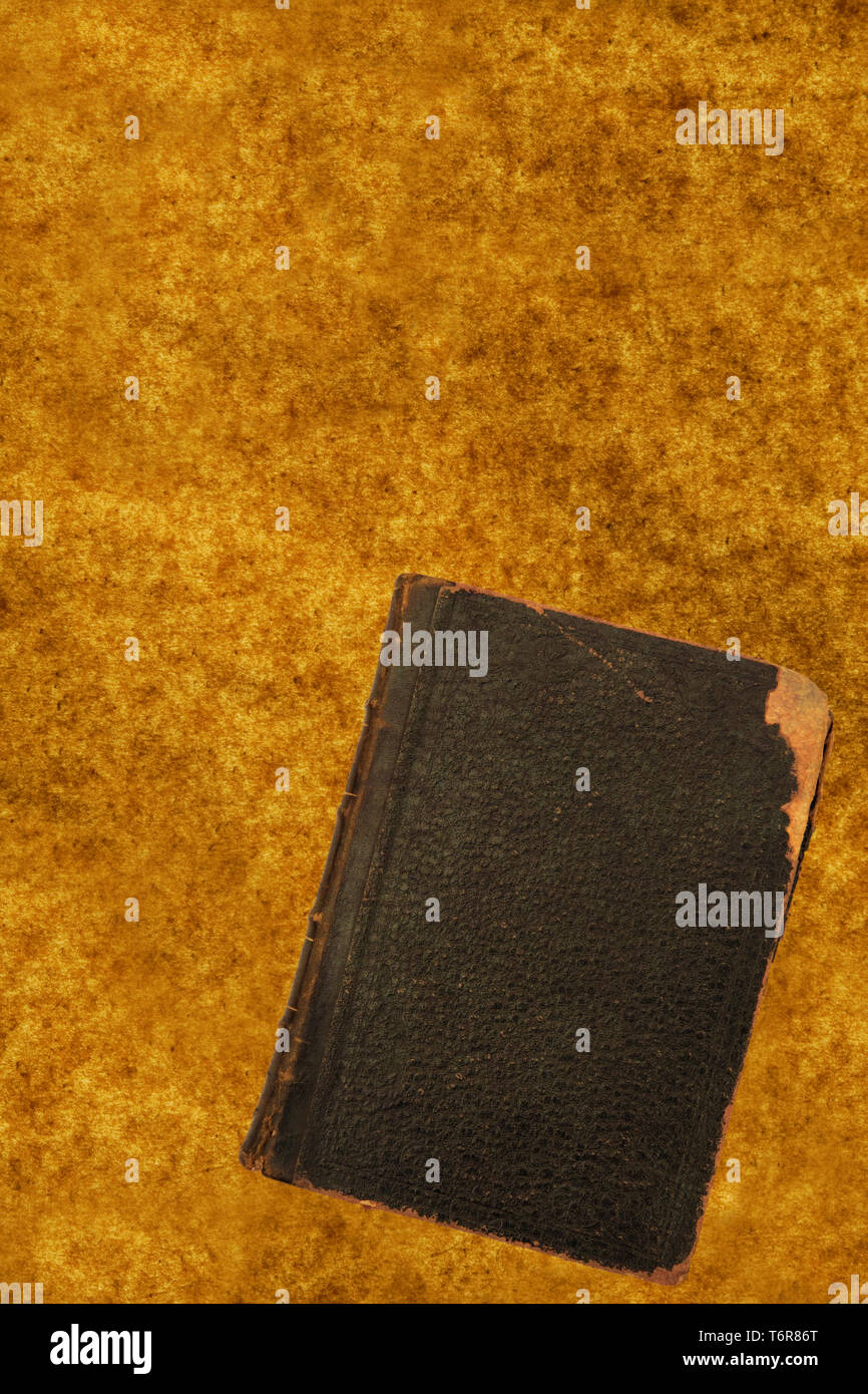 old anqique book on paper background with toned color for your messages ...