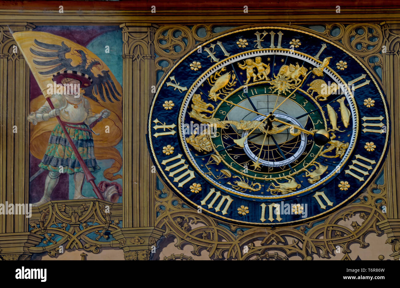 Astronomical clock ulm town hall hi-res stock photography and images ...