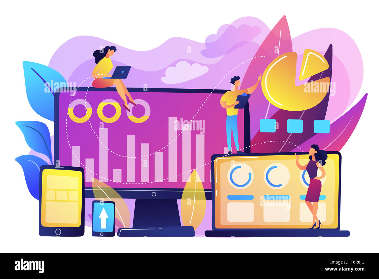 Chart segmentation Cut Out Stock Images & Pictures - Alamy