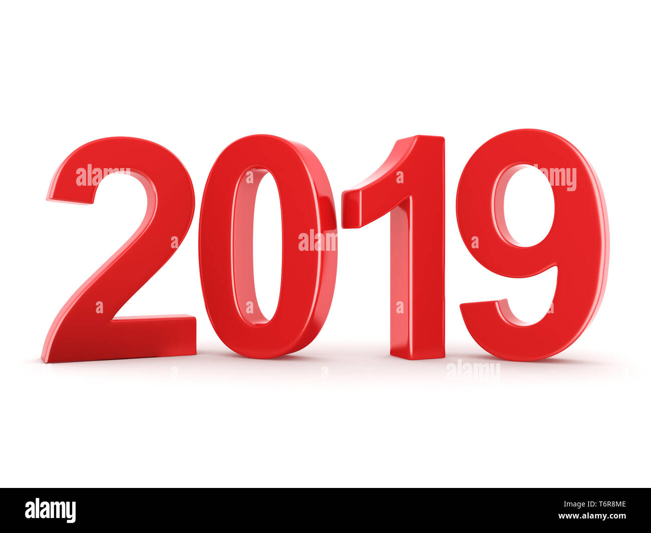 Happy new year text red Cut Out Stock Images & Pictures - Alamy
