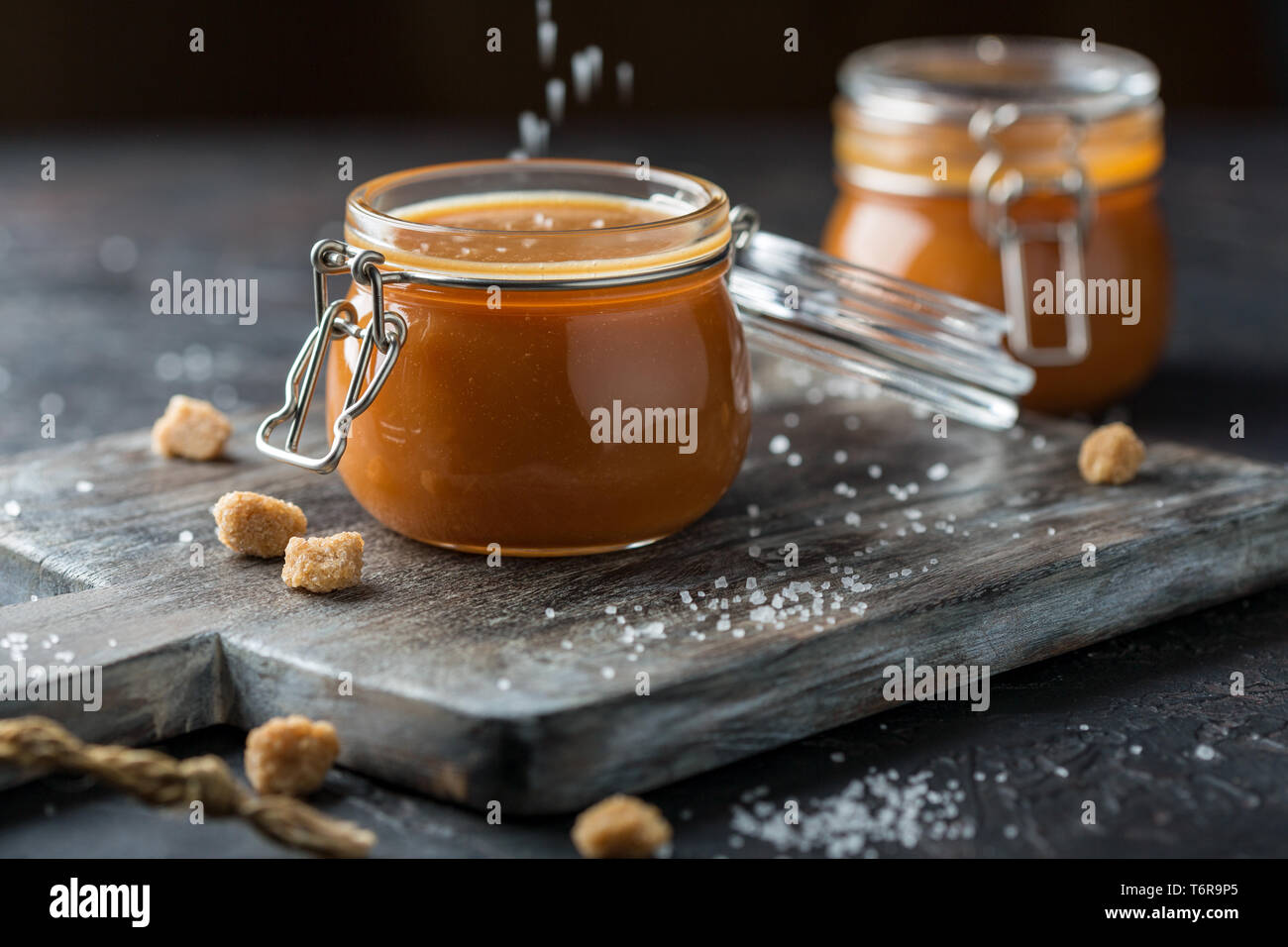 Caramel sauce in jars hi-res stock photography and images - Alamy