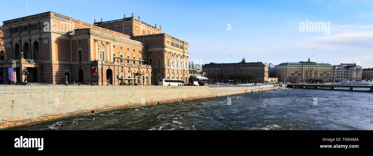 The Royal Swedish Opera House, Stockholm City, Sweden, Europe Stock ...