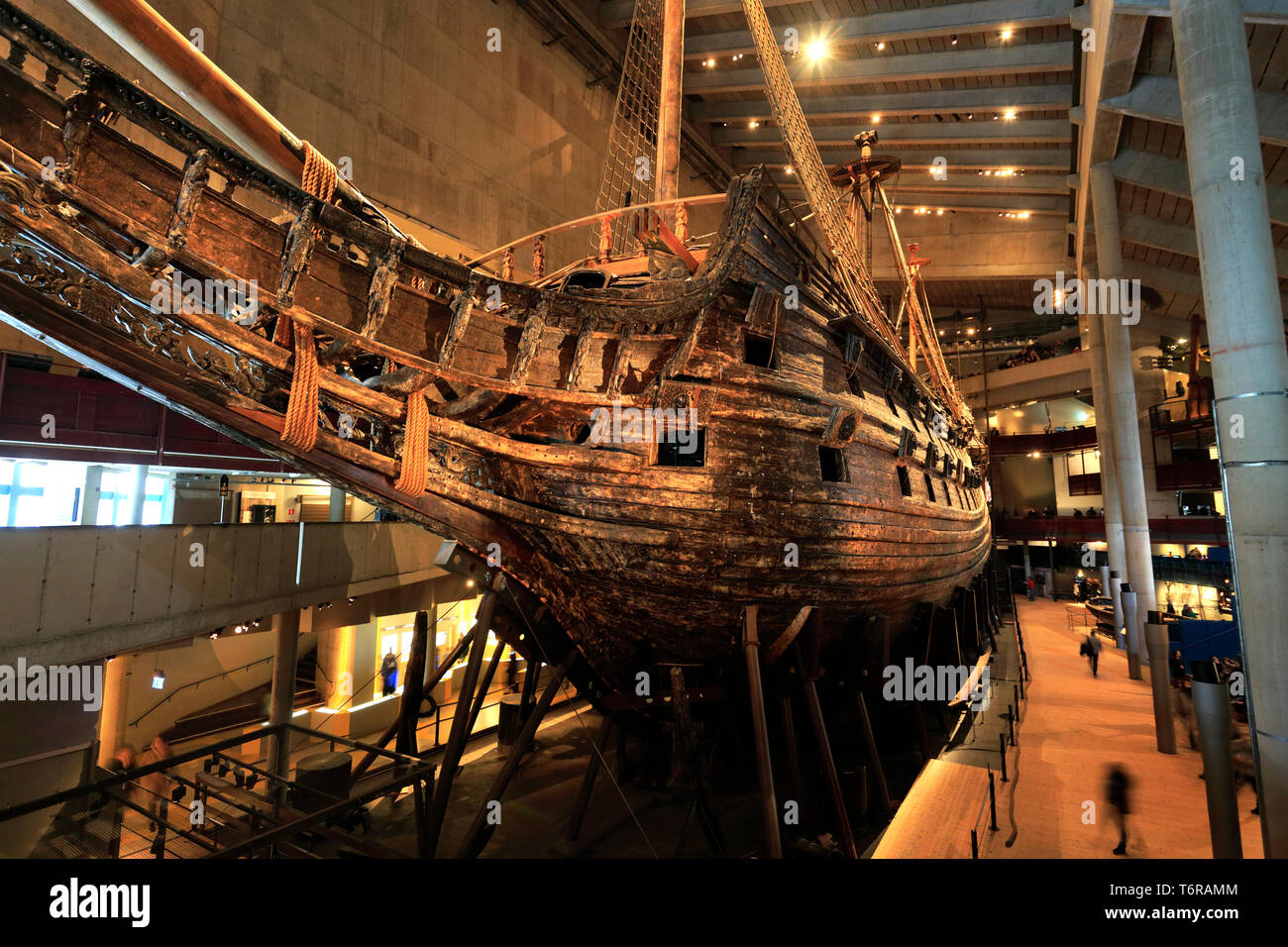 The Vasa Medieval Sailboat, Vasa Museum, Stockholm City, Sweden, Europe ...