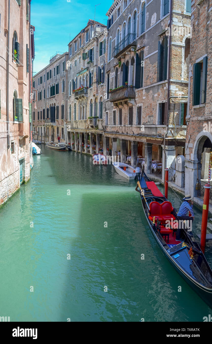 Canal view in Venice Stock Photo - Alamy