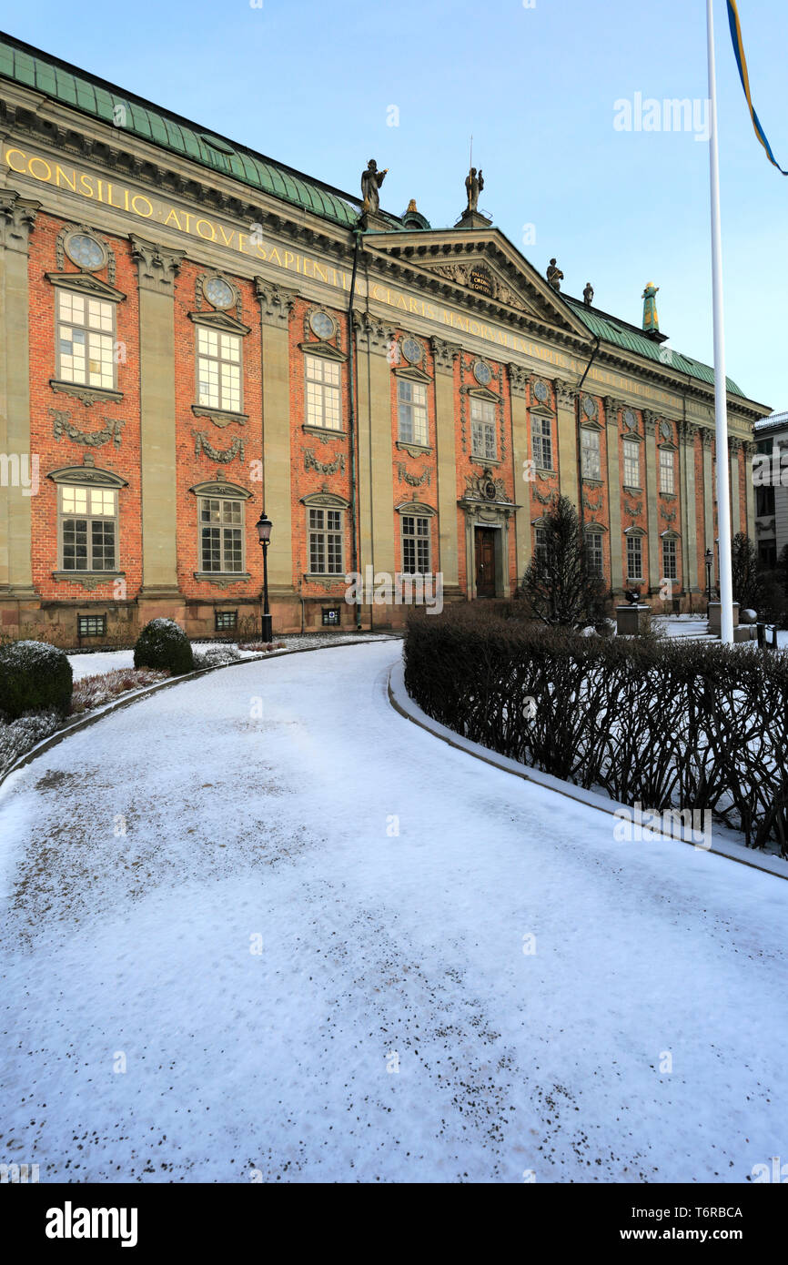 The House of Nobility, Riddarhustorget, Stockholm City, Sweden, Europe ...