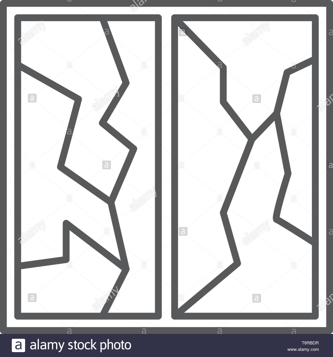 Broken Window Vector Stock Photos & Broken Window Vector Stock Images ...