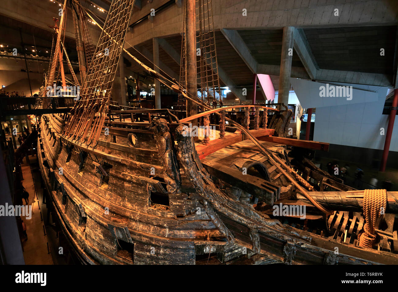 The Vasa Medieval Sailboat, Vasa Museum, Stockholm City, Sweden, Europe ...